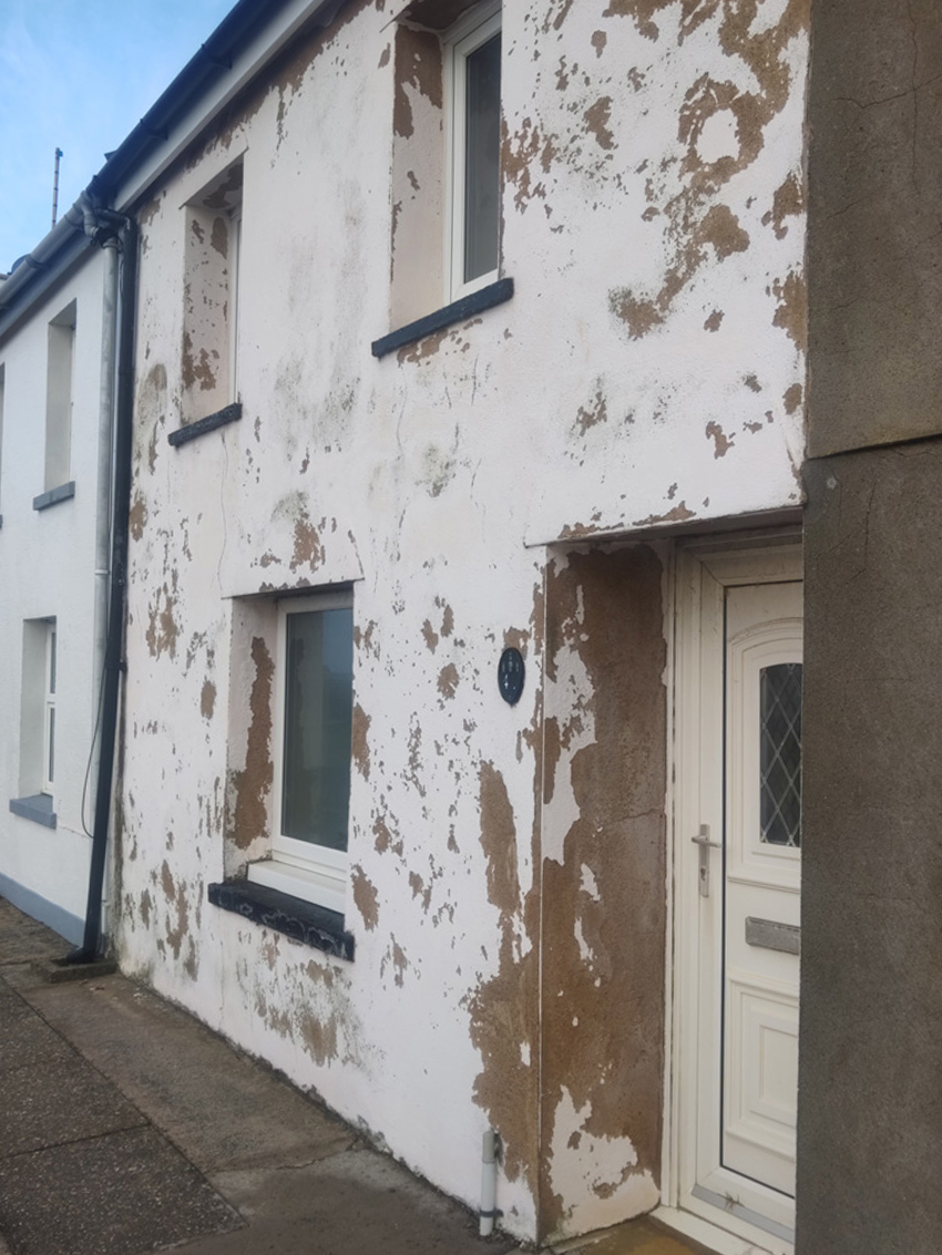 External Render | Spray Cork | Easy Coatings